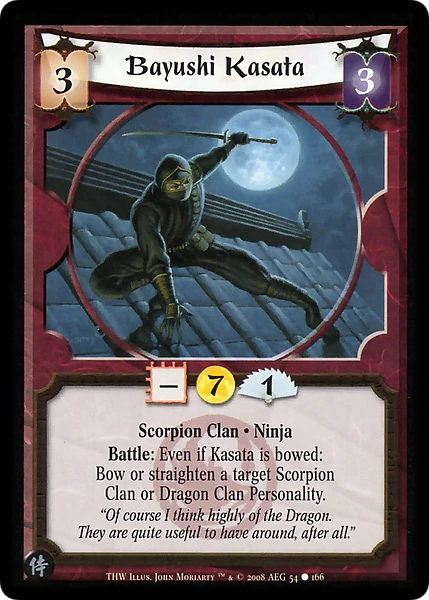 Bayushi Kasata/card | L5r: Legend of the Five Rings Wiki | Fandom
