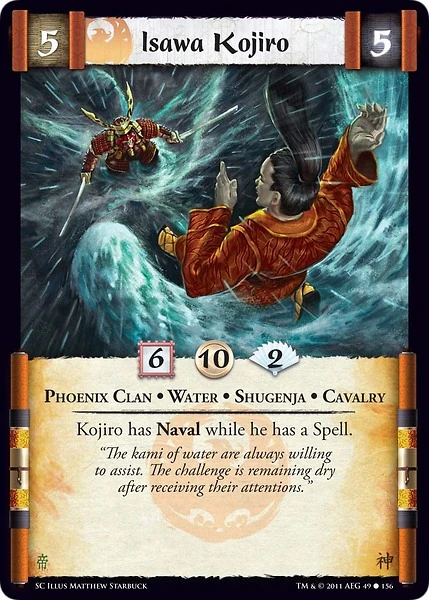 Isawa Kojiro/card | L5r: Legend of the Five Rings Wiki | Fandom