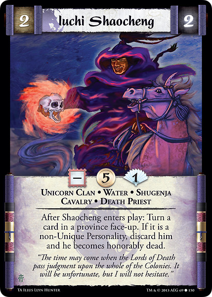 Iuchi Shaochengcard L5r Legend Of The Five Rings Wiki Fandom