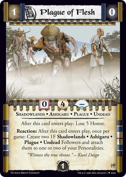 Plague of Flesh/card | L5r: Legend of the Five Rings Wiki | Fandom