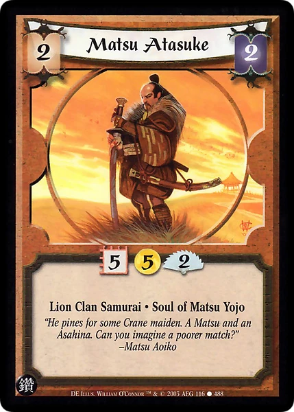 Matsu Atasuke/card | L5r: Legend of the Five Rings Wiki | Fandom
