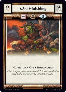 Oni Hatchling/card | L5r: Legend of the Five Rings Wiki | Fandom