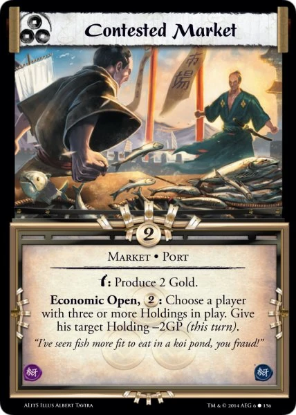 Contested Market/card | L5r: Legend of the Five Rings Wiki | Fandom