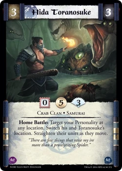 Hida Toranosuke/card | L5r: Legend of the Five Rings Wiki | Fandom