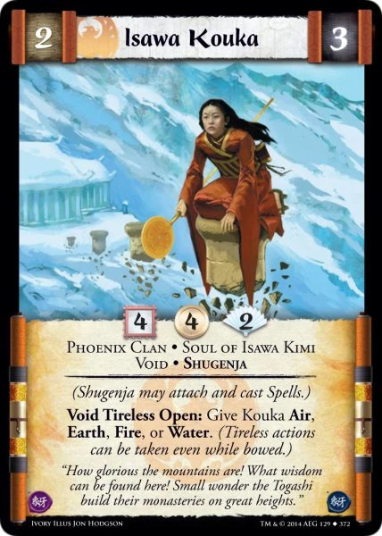 Isawa Kouka/card | L5r: Legend of the Five Rings Wiki | Fandom