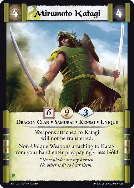 Mirumoto Katagi/card | L5r: Legend of the Five Rings Wiki | Fandom