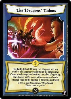 The Dragons' Talons/card | L5r: Legend of the Five Rings Wiki | Fandom