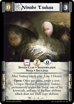 Ninube Tsukau/card | L5r: Legend of the Five Rings Wiki | Fandom