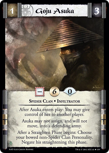 Goju Asuka/card | L5r: Legend of the Five Rings Wiki | Fandom