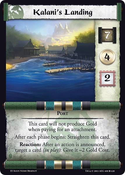 Kalani's Landing/card | L5r: Legend of the Five Rings Wiki | Fandom