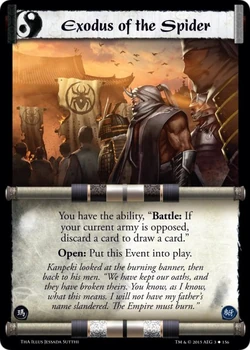 Exodus of the Spider/card | L5r: Legend of the Five Rings Wiki | Fandom