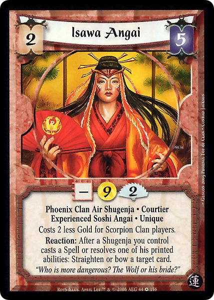 Isawa Angai/card | L5r: Legend of the Five Rings Wiki | Fandom