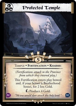 Protected Temple/card | L5r: Legend of the Five Rings Wiki | Fandom