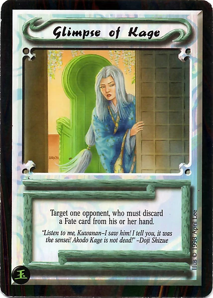 Glimpse of Kage/card | L5r: Legend of the Five Rings Wiki | Fandom