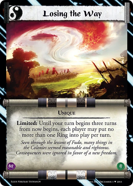 Losing the Way/card | L5r: Legend of the Five Rings Wiki | Fandom