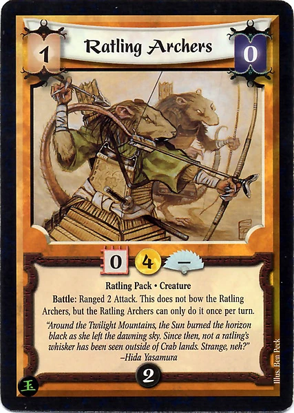 Ratling Archers/card | L5r: Legend of the Five Rings Wiki | Fandom