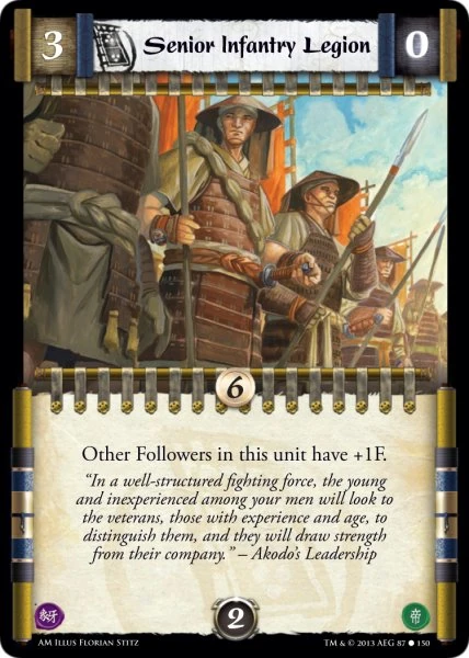 Senior Infantry Legion/card | L5r: Legend of the Five Rings Wiki | Fandom