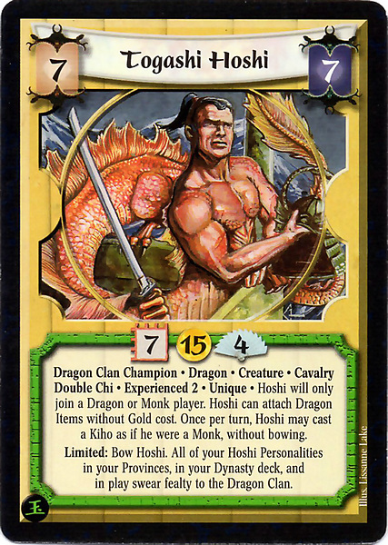 Togashi Hoshi Exp2card L5r Legend Of The Five Rings Wiki Fandom