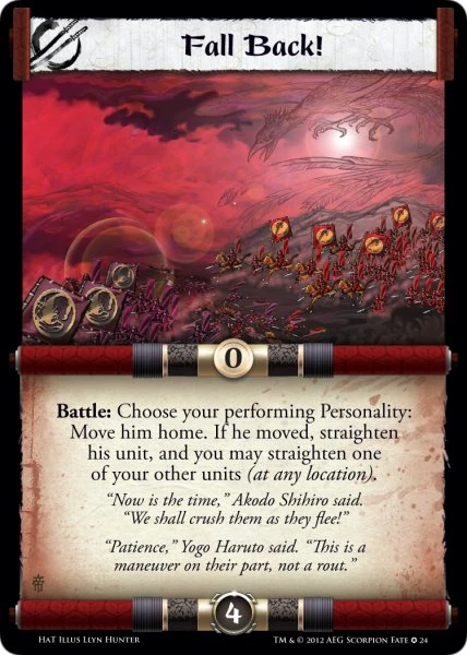 Fall Back!/card2 | L5r: Legend of the Five Rings Wiki | Fandom