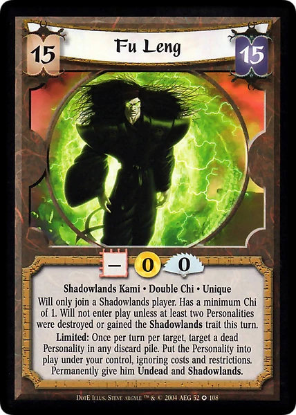 Fu Leng/card | L5r: Legend of the Five Rings Wiki | Fandom