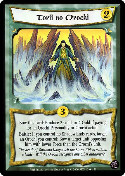 Torii no Orochi/card | L5r: Legend of the Five Rings Wiki | Fandom