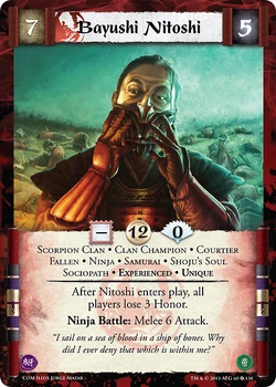 Bayushi Nitoshi Exp/card | L5r: Legend of the Five Rings Wiki | Fandom