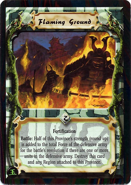 Flaming Ground/card | L5r: Legend of the Five Rings Wiki | Fandom