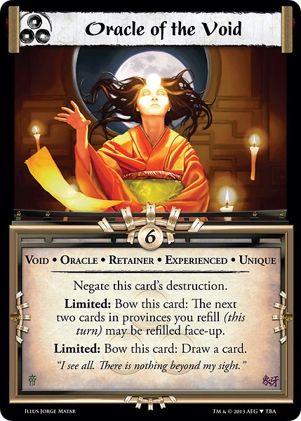 Oracle of the Void Exp/card | L5r: Legend of the Five Rings Wiki | Fandom