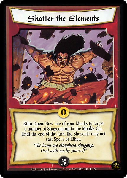 Shatter the Elements/card | L5r: Legend of the Five Rings Wiki | Fandom