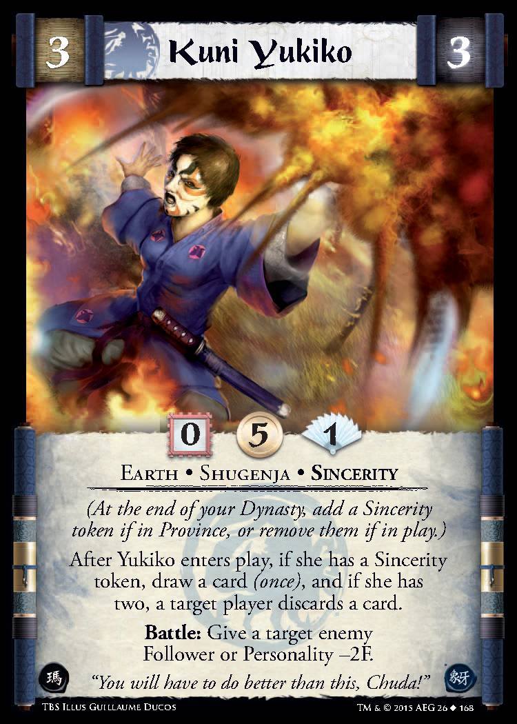 Kuni Yukiikocard L5r Legend Of The Five Rings Wiki Fandom