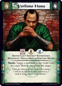 Yoritomo Hama/card | L5r: Legend of the Five Rings Wiki | Fandom