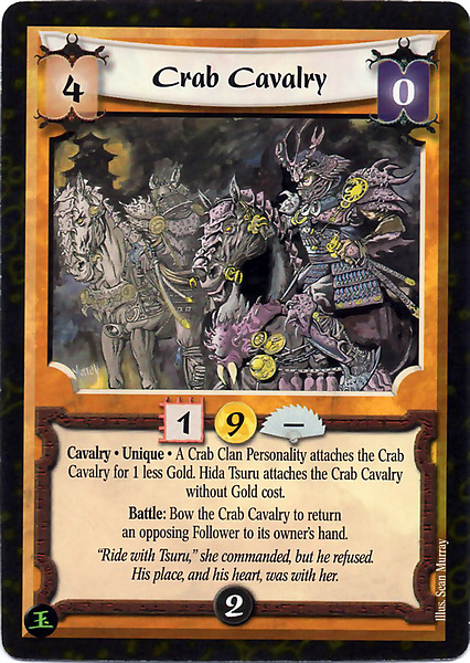 Crab Cavalrycard L5r Legend Of The Five Rings Wiki Fandom