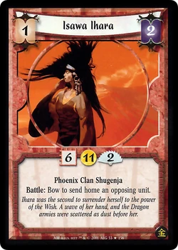Isawa Ihara/card | L5r: Legend of the Five Rings Wiki | Fandom