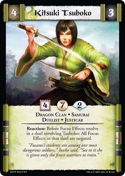 Kitsuki Tsuboko/card | L5r: Legend of the Five Rings Wiki | Fandom