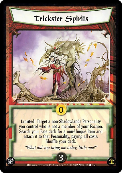 Trickster Spirits/card | L5r: Legend of the Five Rings Wiki | Fandom