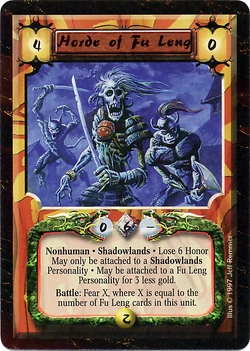 Horde of Fu Leng/card | L5r: Legend of the Five Rings Wiki | Fandom