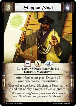 Seppun Nagi/card | L5r: Legend of the Five Rings Wiki | Fandom