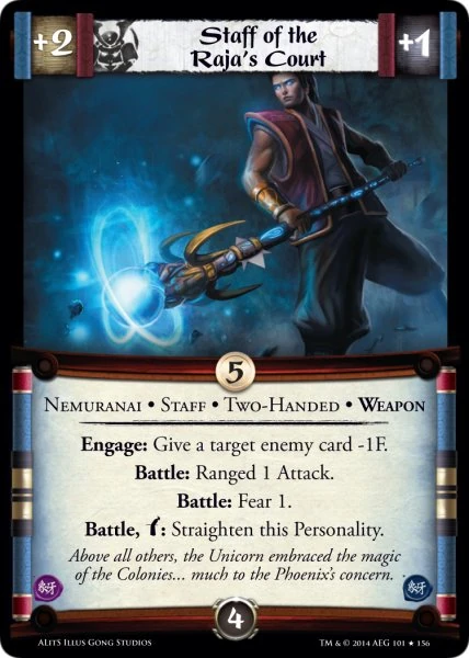 Staff of the Raja's Court/card | L5r: Legend of the Five Rings Wiki ...