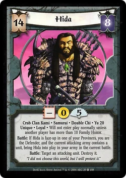 Hida/card | L5r: Legend of the Five Rings Wiki | Fandom