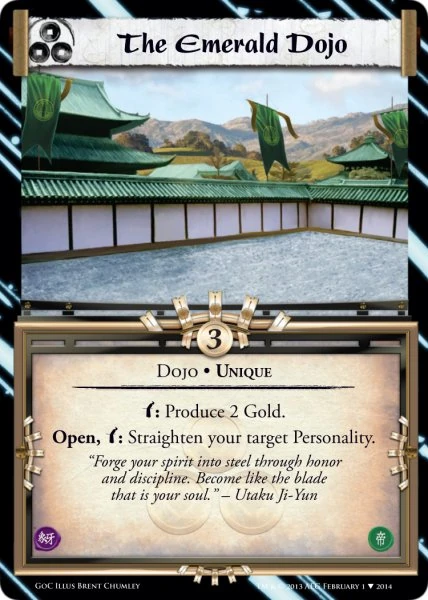 The Emerald Dojo/card | L5r: Legend of the Five Rings Wiki | Fandom
