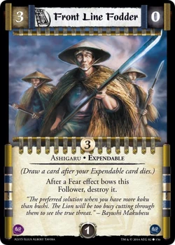 Front Line Fodder/card | L5r: Legend of the Five Rings Wiki | Fandom