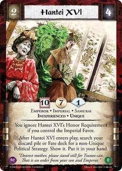 Hantei XVI Inexp/card | L5r: Legend of the Five Rings Wiki | Fandom