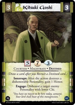 Kitsuki Goshi/card | L5r: Legend of the Five Rings Wiki | Fandom