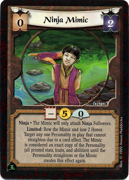 Ninja Mimic/card | L5r: Legend of the Five Rings Wiki | Fandom