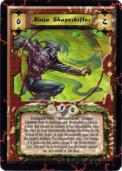 Ninja Shapeshifter Inexp/card | L5r: Legend of the Five Rings Wiki | Fandom