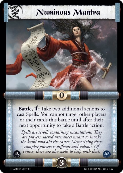Numinous Mantracard L5r Legend Of The Five Rings Wiki Fandom