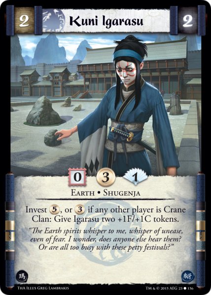 Kuni Igarasucard L5r Legend Of The Five Rings Wiki Fandom