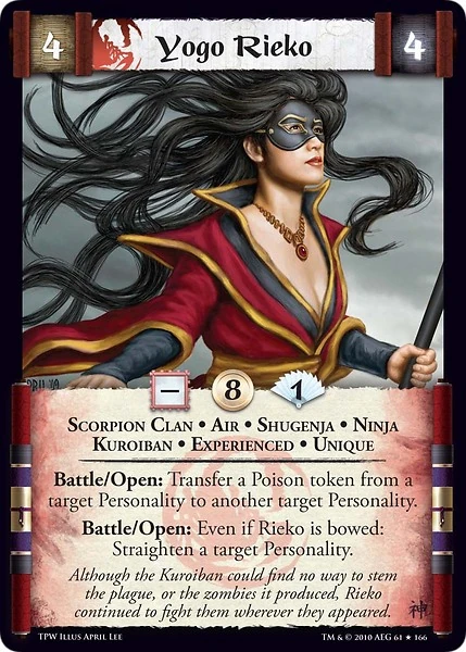 Yogo Rieko Exp/card | L5r: Legend of the Five Rings Wiki | Fandom