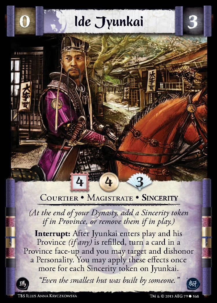 Ide Jyunkai/card | L5r: Legend of the Five Rings Wiki | Fandom