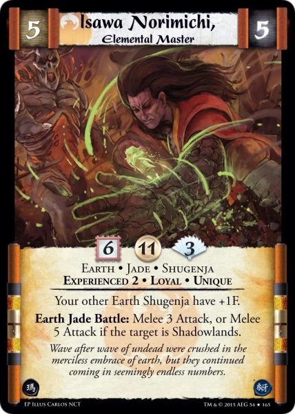 Isawa Norimichi, Elemental Master/card | L5r: Legend of the Five Rings ...